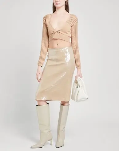 KONTATTO Knitted Cotton Sweater - Camel