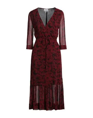 GANNI Midi Wrap Dress