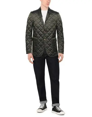 BORGIA  MILANO Quilted Jacket - Green