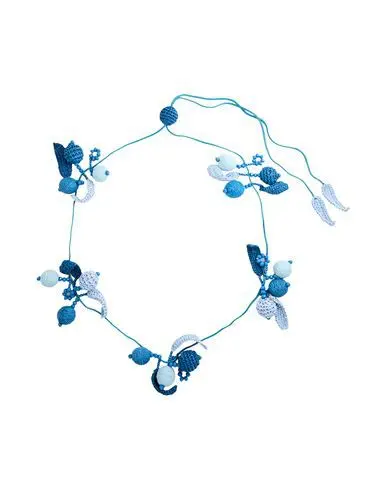 Max Mara Beaded Necklace - Blue