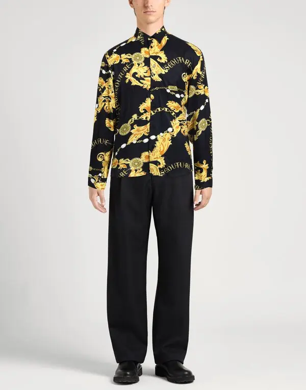 Versace Shirt Size Viscose - Black