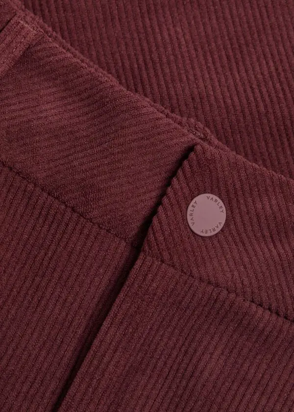 Varley Wide-leg Corduroy Trousers - Chocolate