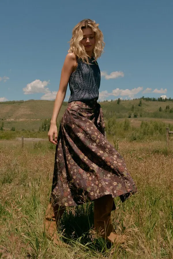 MARIE OLIVER Mcguire Top - Naval