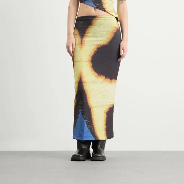 FENERS Tu X Mi Printed Midi Skirt - Night