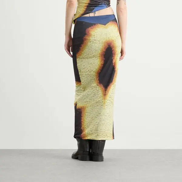 FENERS Tu X Mi Printed Midi Skirt - Night