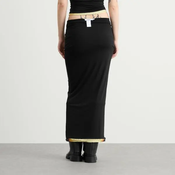 FENERS Tu X Mi Printed Midi Skirt - Night