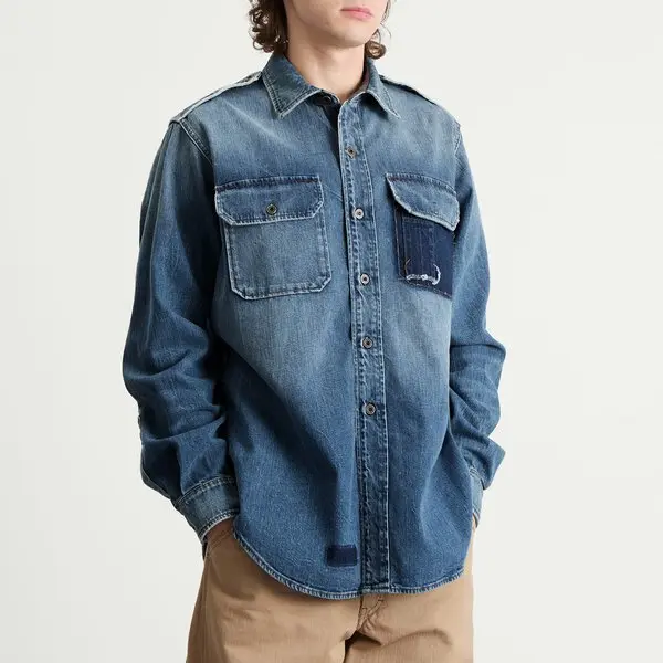 MAISON MARGIELA Denim Shirt Jacket