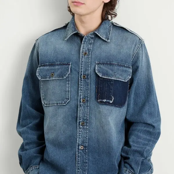 MAISON MARGIELA Denim Shirt Jacket