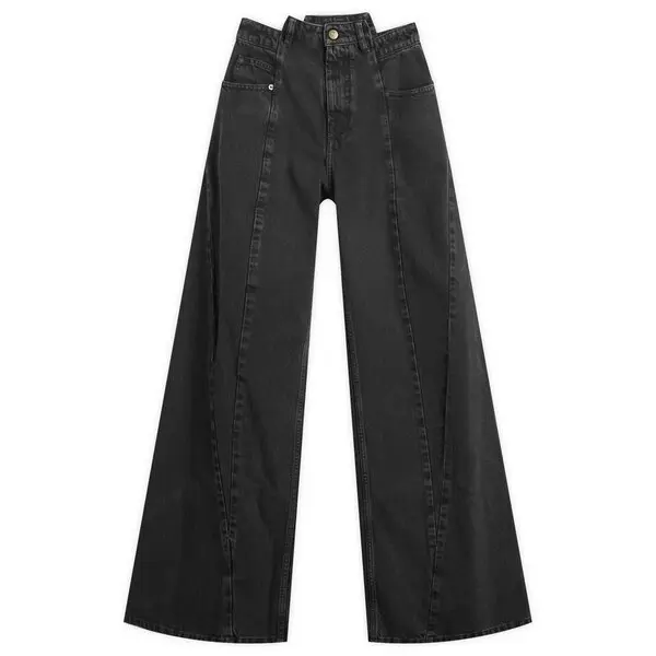 MAISON MARGIELA Step Waist Wide Leg Jeans