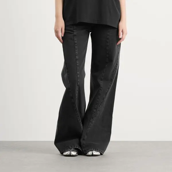 MAISON MARGIELA Step Waist Wide Leg Jeans