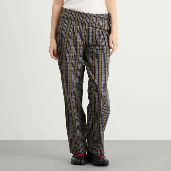 DAMSON MADDER Fia Check Trousers