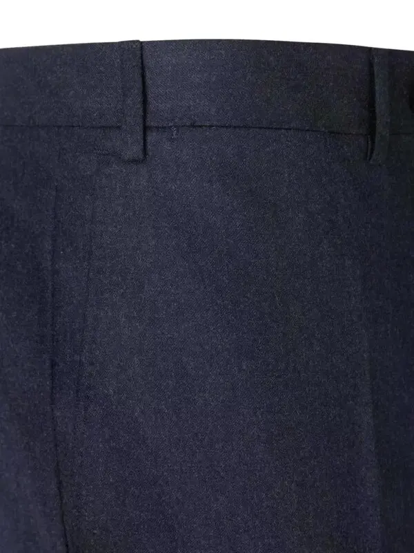 Canali Wool Trousers - Blue