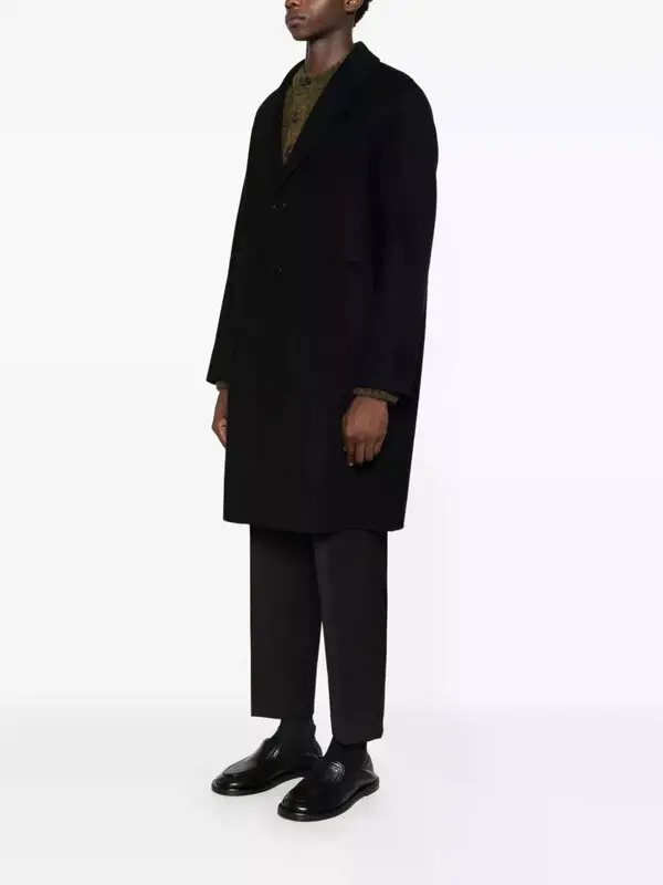 AMARANTO Button-down Coat - Black
