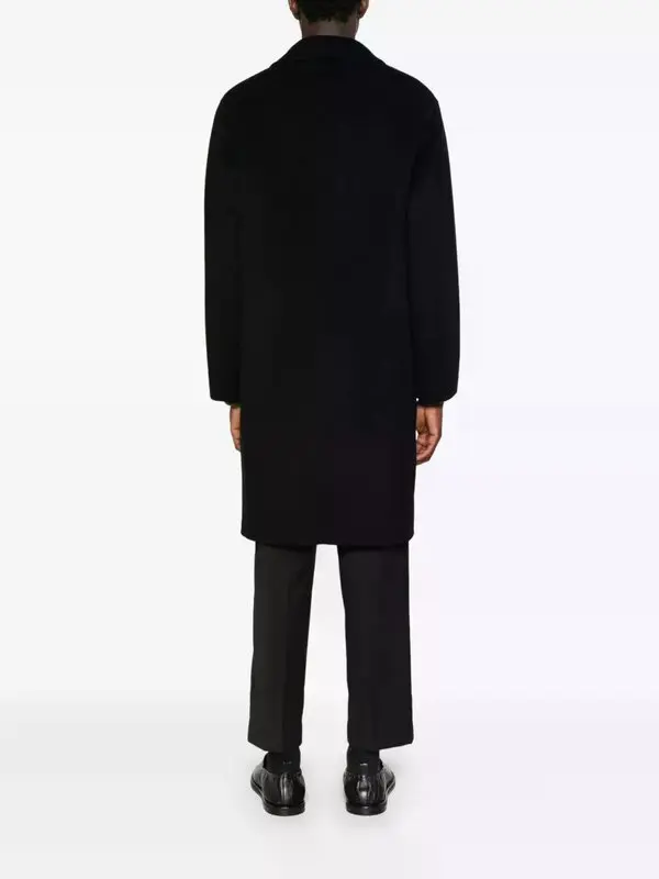 AMARANTO Button-down Coat - Black