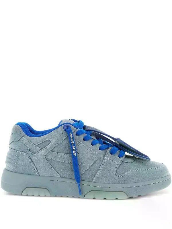 Off-White Suede Sneakers With Logo Tag