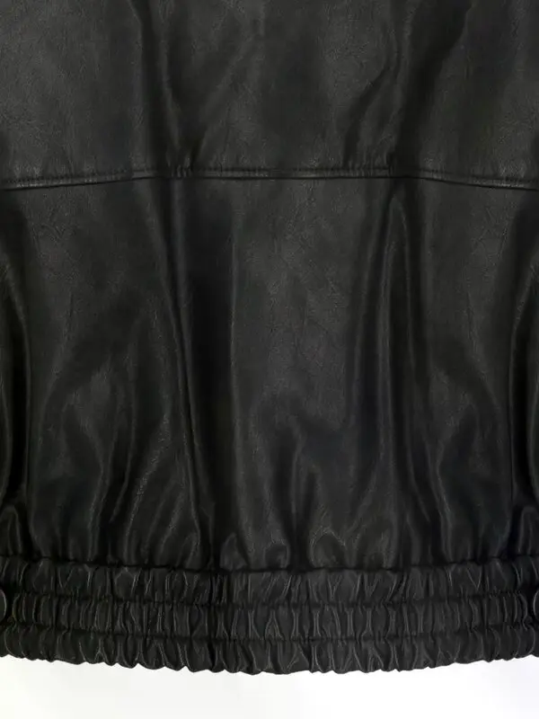 AMOMENTO Zip-up Bomber Jacket