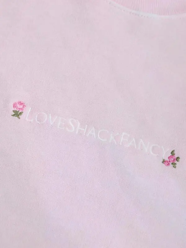 LoveShackFancy Palo Embroidered Sweatshirt
