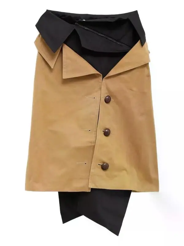 AUGUST BARRON Layered Midi Skirt