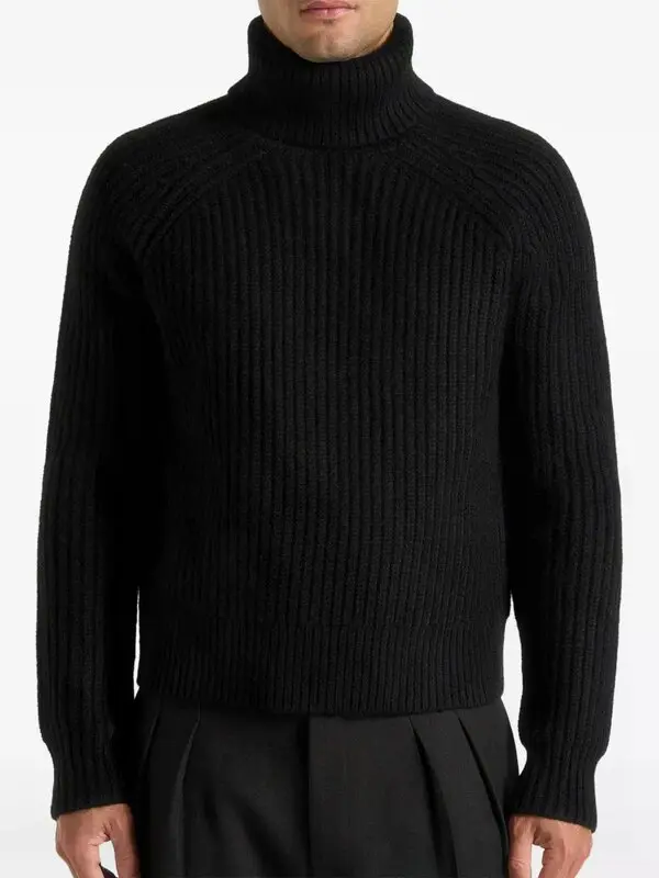 Manière De Voir Rudy Roll-neck Chunky-knit Sweater