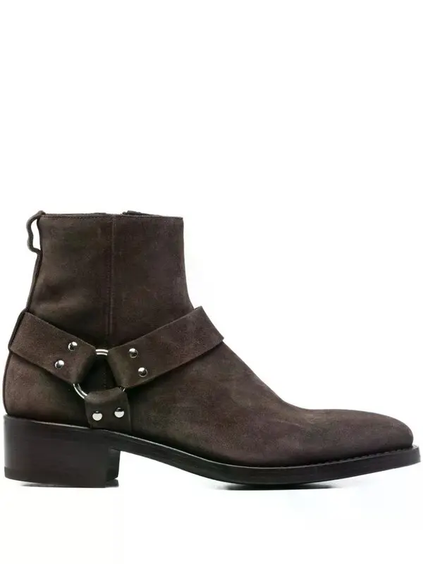 Premiata Leather Biker Boots