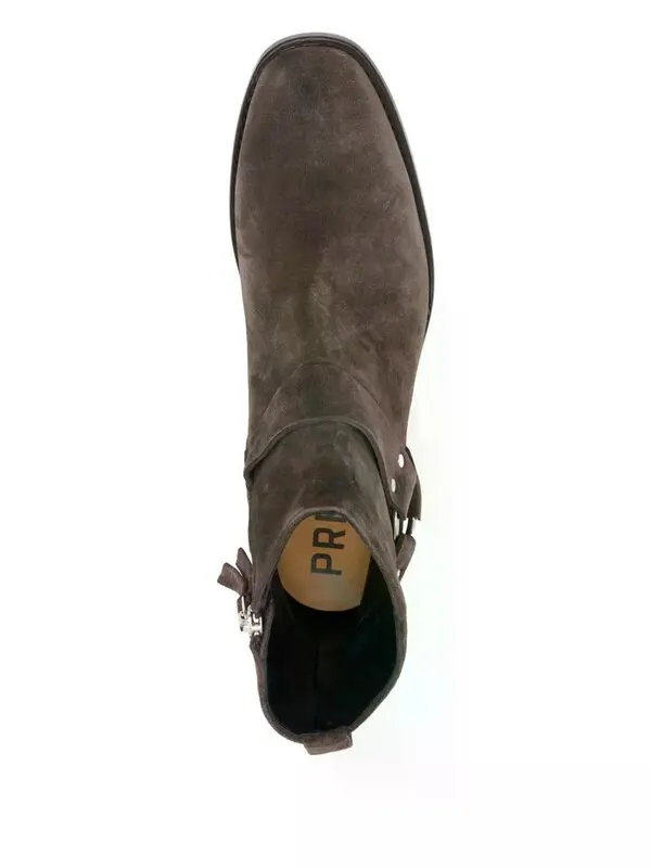 Premiata Leather Biker Boots