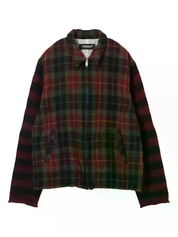 Undercover Plaid Zip-up Jacket