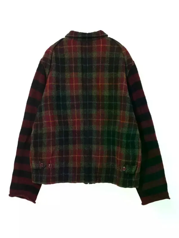 Undercover Plaid Zip-up Jacket