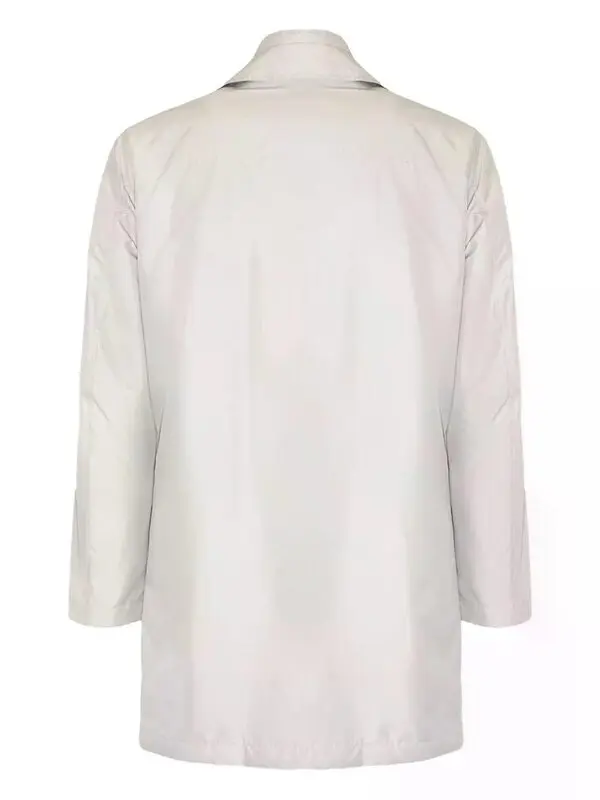 FAY Buttoned Collar Coat - Neutrals
