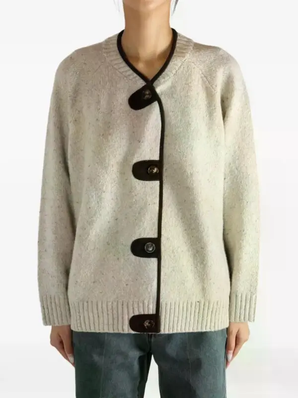 ATELIER Button Trim Cardigan