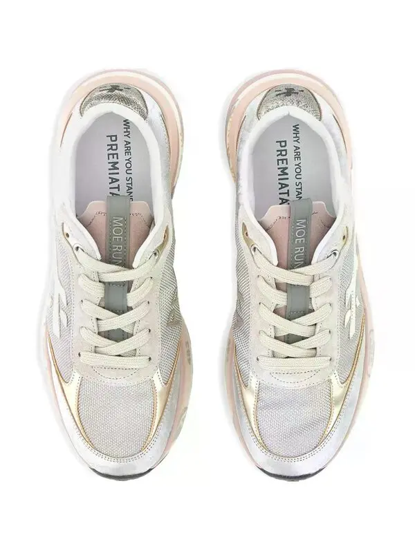 Premiata Moerund7797 Logo Sneakers - Silver