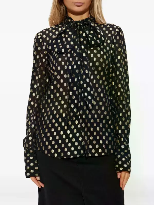 Dsquared2 Polka-dot Tie Shirt