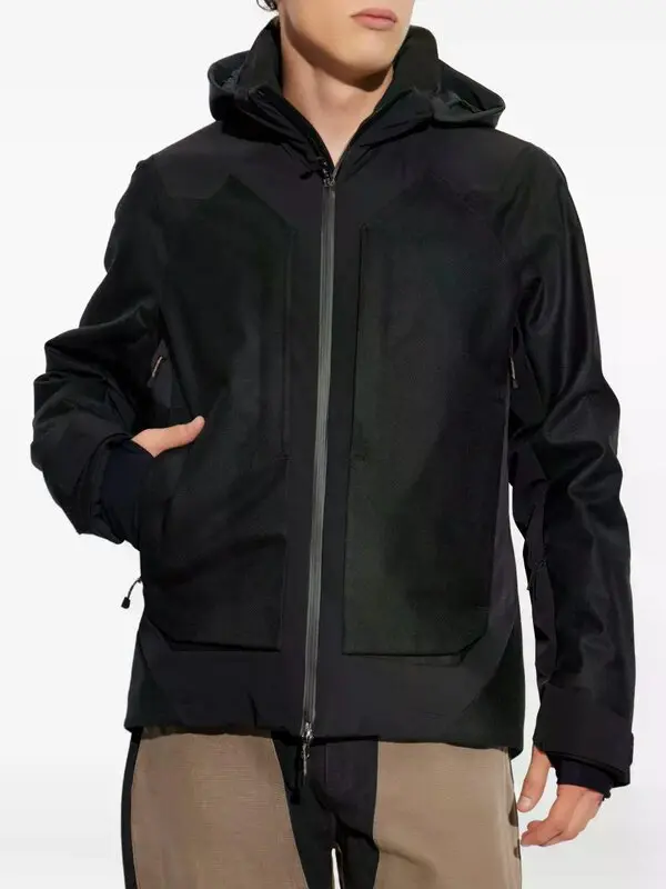 Sease Hooded Zip Jacket - Black
