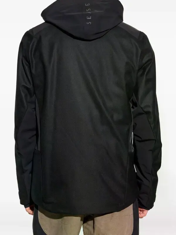 Sease Hooded Zip Jacket - Black