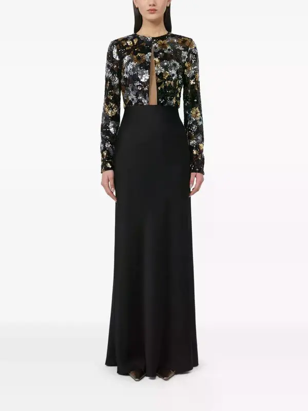 Max Mara Sequin-embellished Maxi Dress