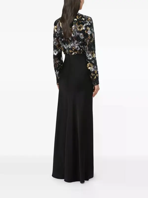 Max Mara Sequin-embellished Maxi Dress