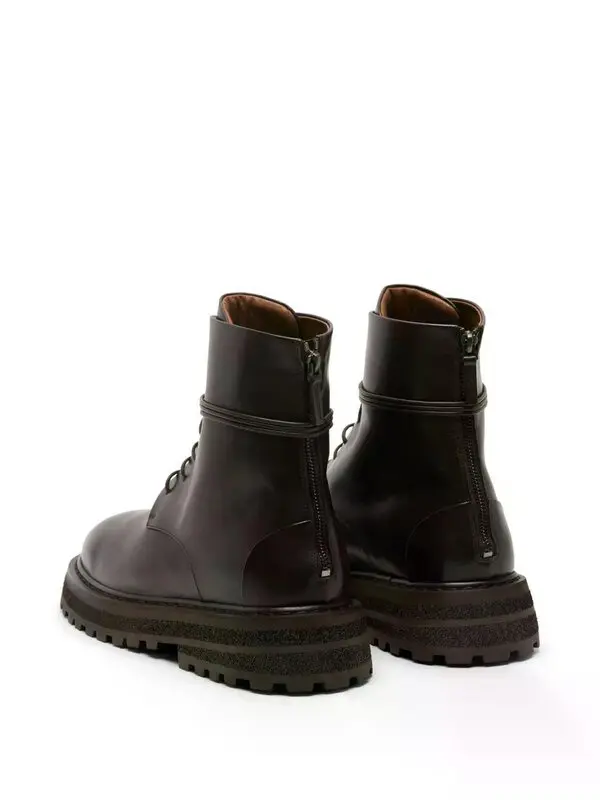 Marsèll Carro Leather Combat Boots