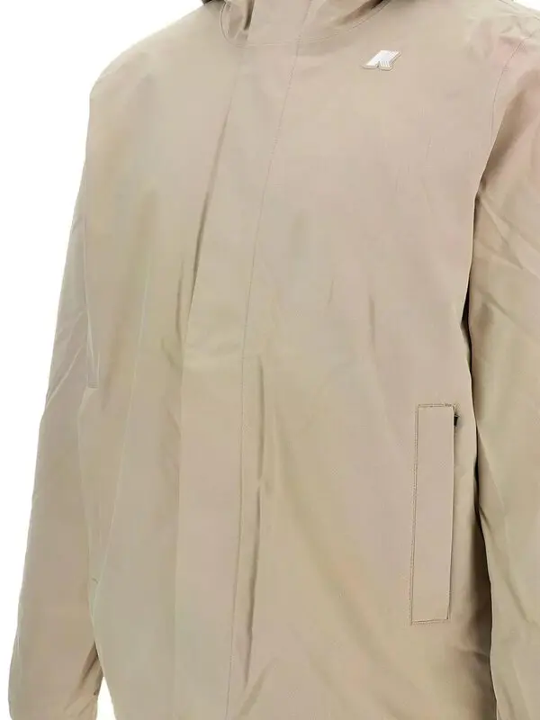 K-WAY Padded Zip Jacket - Neutrals