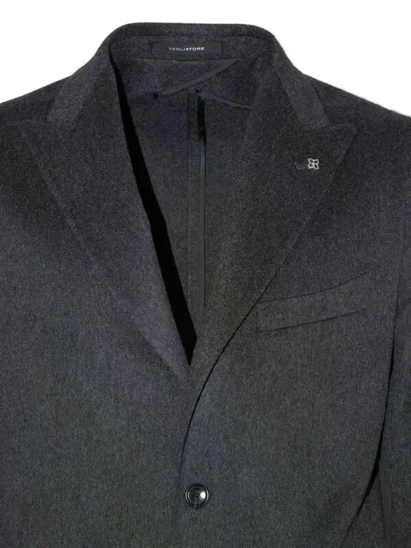 Tagliatore Button Pin Blazer - Grey
