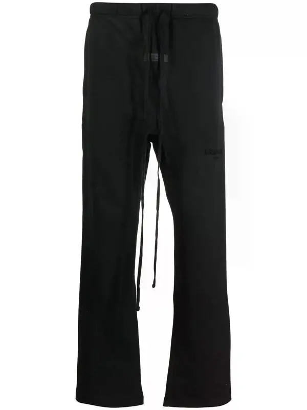 Fear Of God Logo Print Track Pants - Black
