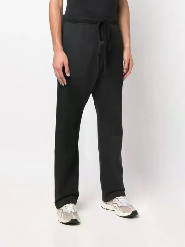 Fear Of God Logo Print Track Pants - Black