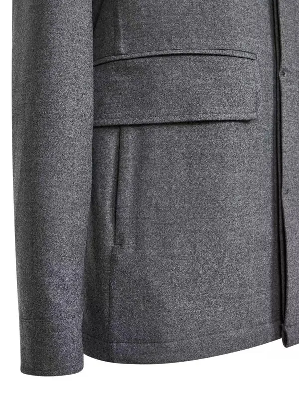 D4.0 Flap-pockets Shirt Jacket