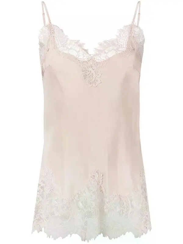 Gold Hawk Lace-trim Top