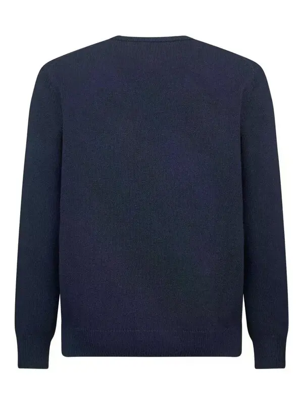 MC2 SAINT BARTH Embroidered Drink Motif Crew Neck Sweater