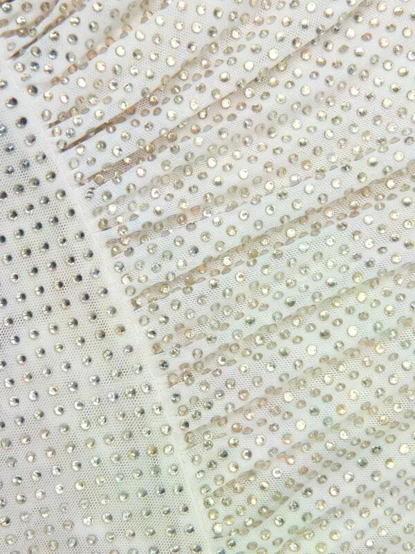 SELF-PORTRAIT Cut-out Embellished Midi Dress - Neutrals
