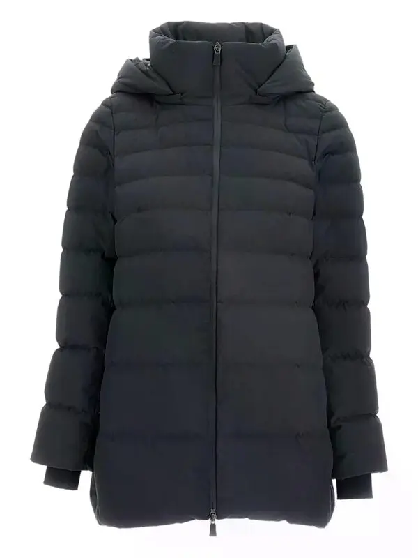 Herno Padded Coat With Detachable Hood - Black
