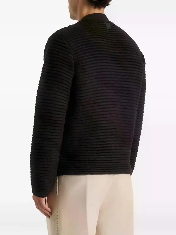 Manière De Voir Anton Ribbed-knit Cardigan