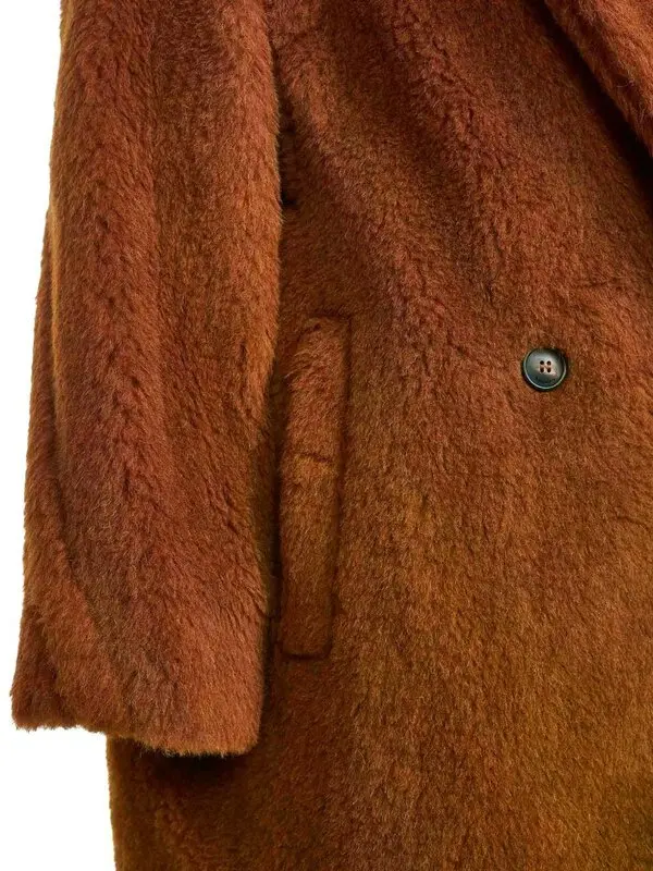 Max Mara Tedgirl Alpaca Wool Coat - Brown