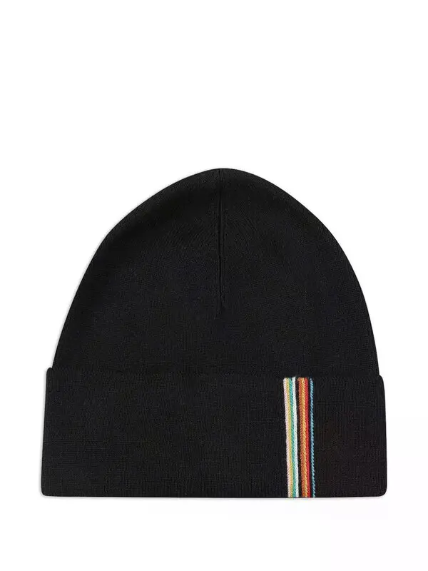 Paul Smith Signature Stripe Beanie - Black