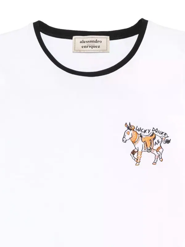 ALESSANDRO ENRIQUEZ Embroidered T-shirt