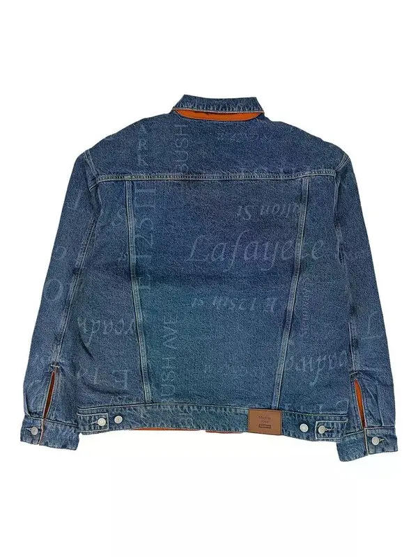 Supreme X Martine Rose Text-print Denim Jacket